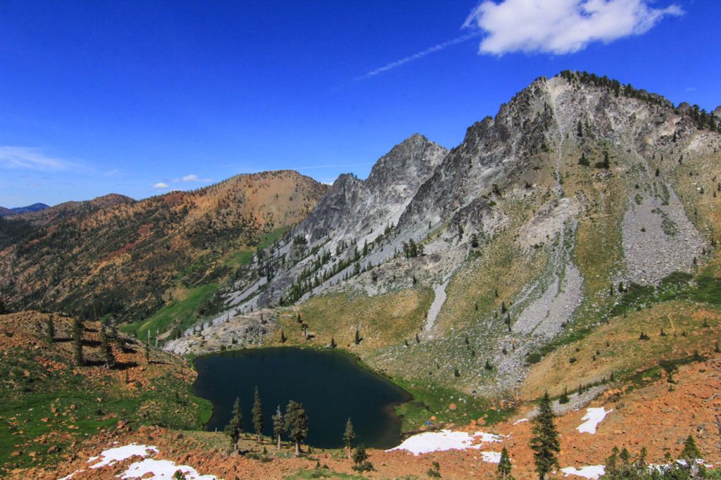 Granite Lake and Four Lakes Loop, Trinity Alps, June 2020